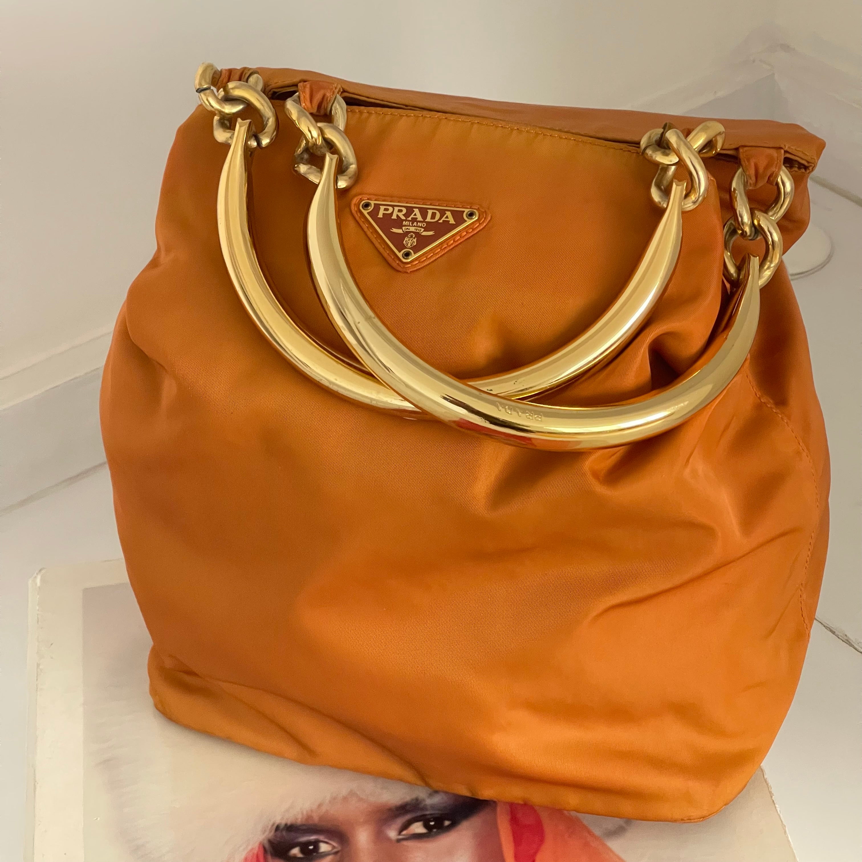 Prada 90s Chain Nylon Bag – seffvintage